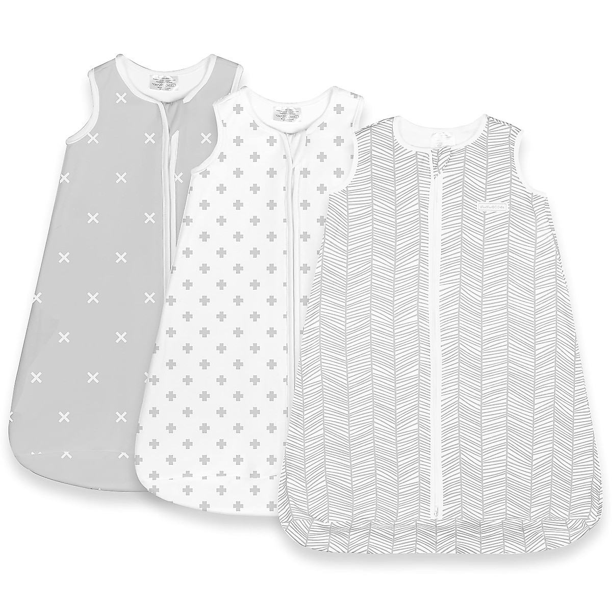 Baby Sleeping Bag Sack – Infant Sleeping Bags 12-18 Months – 3 Pack - Cotton Wearable Blanket Baby Sleep Bag – Unisex Zip Up Baby Bag for Sleeping for Boys & Girls – Breathable Bag Sleepers for Babies