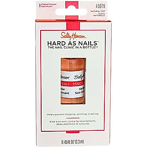 Sally Hansen Hard As Nails Natural Tint 0.45 Ounce (13.3ml) (2 Pack)