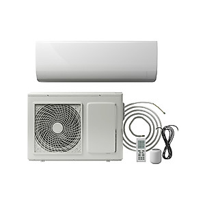 TABU Mini Split System 12000BTU Air Conditioner with Inverter, 115V Energy Saving AC/Heating System, Wall-Mounted Ductless Air Conditioner and Heater with Heat Pump, Remote Control & Installation Kit