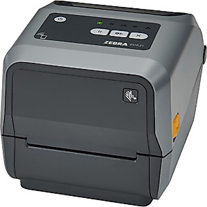 Ybpitt Zebra ZD621 300 DPI Thermal Transfer Desktop and Direct Thermal Printer with Tear Bar, USB, Bluetooth 4.1, Serial, Ethernet Connectivity - 6 IPS, 4.27 Print Width - ZD621T JTTANDS, Gray