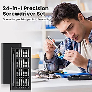 Dodorado 24 In 1 Screwdriver Set,2024 New Peonly 24 In 1 Screwdriver Set, Multi-Function Screwdriver, Screwdriver 24 In 1, Screwdriver Shape To Adapt To Various Home Repairs