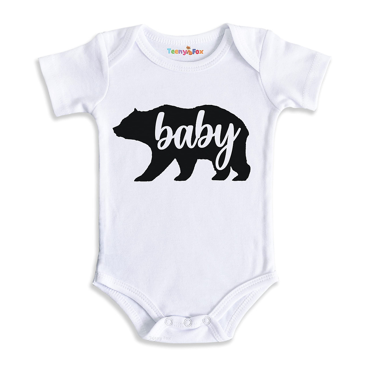 Teeny Fox Baby Bear Family Mama Papa Cute Matching Outfits Couple Shirts