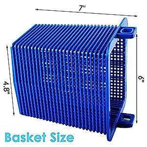Wadoy SPX1600M Skimmer Basket Compatible with Hayward Super Pump, Strainer Basket 𝐰𝐢𝐭𝐡 𝐇𝐚𝐧𝐝𝐥𝐞𝐬 Replace for Hayward SP2607X10 SP2615X20XE SP1615X20 Inground Pool Pump