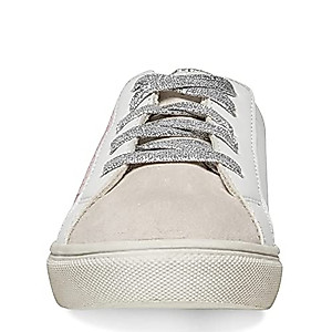 Steve Madden Girls Shoes Girls Rezume Sneaker, White Multi, 2 Little Kid