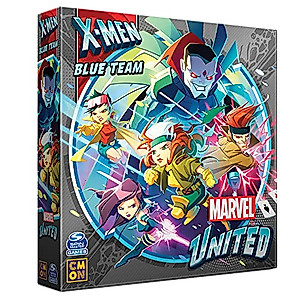 CMON Marvel United X-Men Blue Team Expansion | Tabletop Miniatures Game | Strategy Game | Cooperative Game for Adults and Kids | Ages 14+ | 1-7 Players | Average Playtime 40 Minutes | Made by CMON