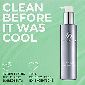 Purity Clean Exfoliating Cleanser by Cosmedix for Women - 5 oz Cleanser