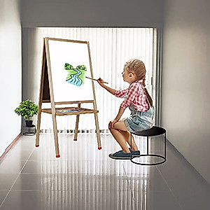 Plant Stand 4 Pack Mid Century Modern Simple Small Plant Stand Indoor Outdoor for Heavy Plant Pots Multiple Height Size Corner Plant Holders -Gifts for Plant Lovers-Black