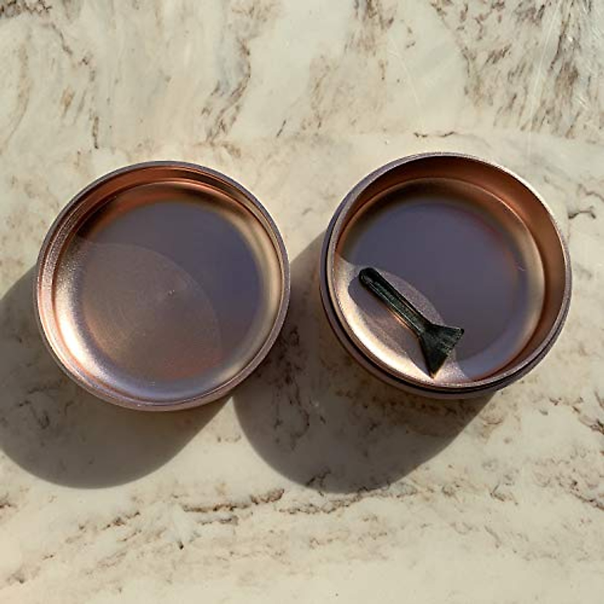 Brando Moon Pocket Storage Case Container Smell Proof and Air Tight - Easy to Carry and Best Way to Preserve & Coffee (Rose Gold)