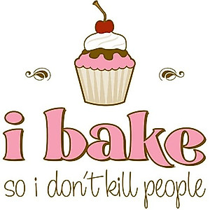 CafePress I Bake So I Don't Kill People Mug Ceramic Coffee Mug, Tea Cup 11 oz