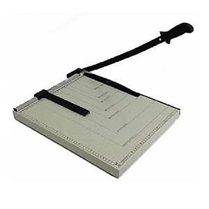 Paper Cutter Guillotine Style 10" Cut Length X 10" Inch Metal Base Trimmer