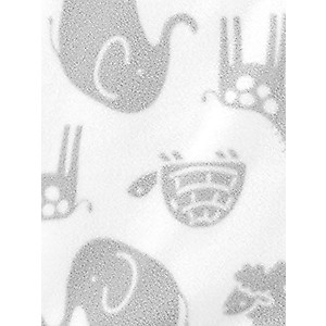 Simple Joys by Carter's Baby 2-Pack Microfleece Long-Sleeve Sleepbag, Grey Bear/Animal, 6-9 Months