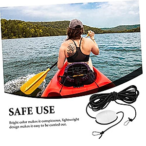 INOOMP 5pcs Kayak Buoy Fishing Kayak Fishing Float Tube Ocean Float Fishing Buoy Ball Boat Anchors Fishing Floats Kayak Supply PVC Buoy Float Buoy for Kayak Major Cotton Rope Set