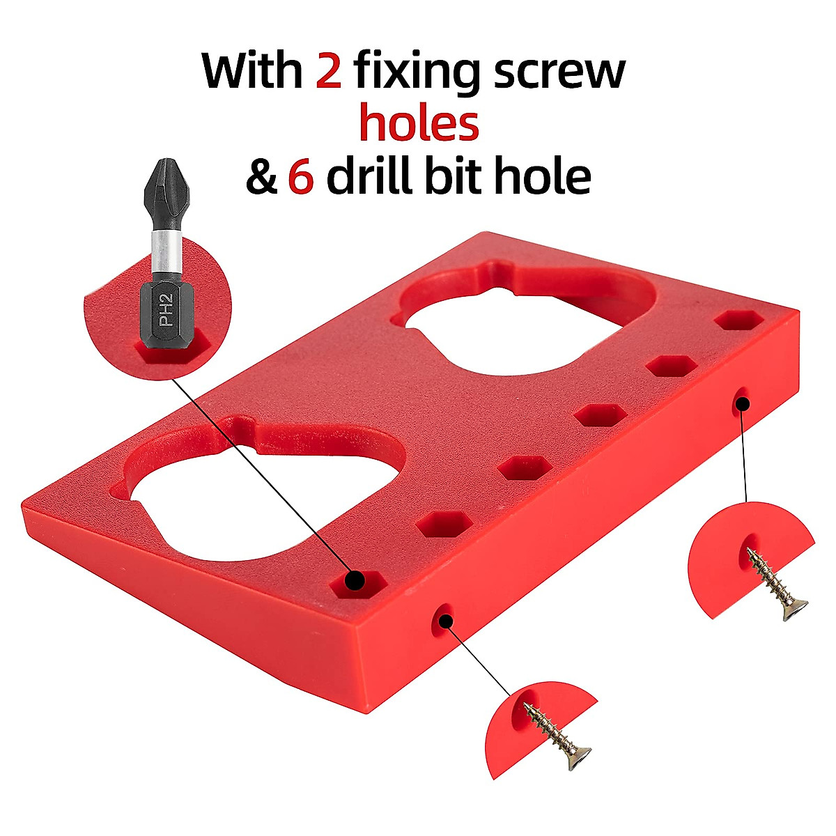 Crtbelfy 3 Pack Holder for Milwaukee Mounts/Hanger/Dock Holder Fit for 48-11-2401 48-11-2402 48-11-2410 48-11-2411 48-11-2420