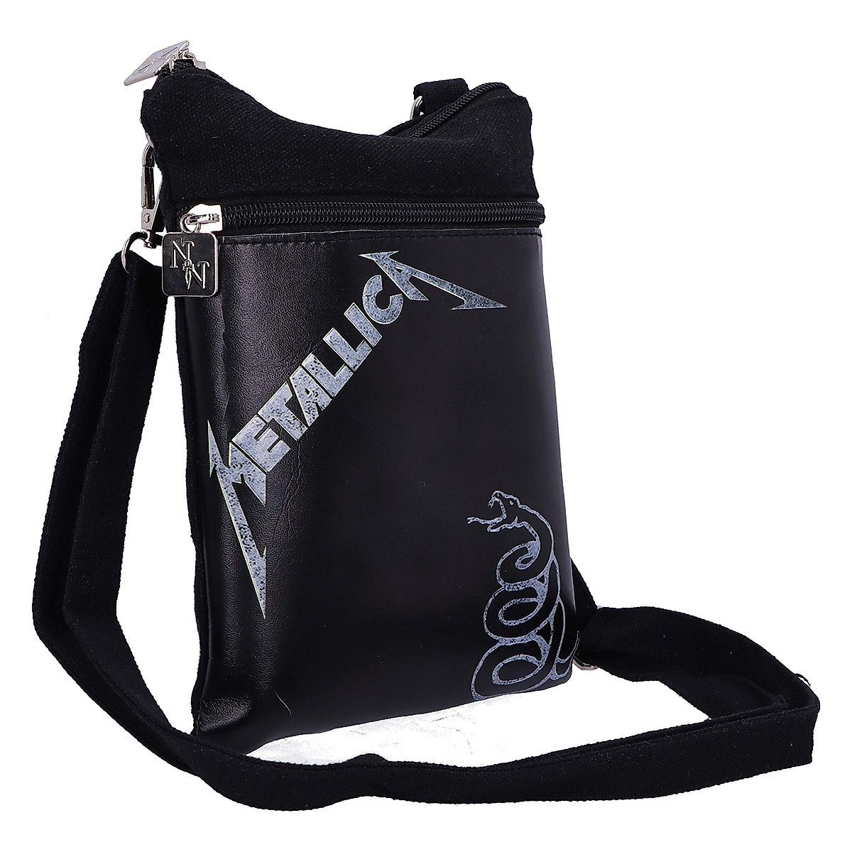 Nemesis Now Officially Licensed Metallica The Black Album Shoulder Bag, Stone, 23cm, B5380S0
