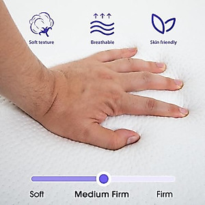 NiamVelo Tri-Fold Narrow Twin Folding Mattress - Luxurious 4 Inch Memory Foam Bed, Perfect for College Dorms and Compact Spaces - Unfold Relaxation Anywhere (4 in, Narrow Twin)