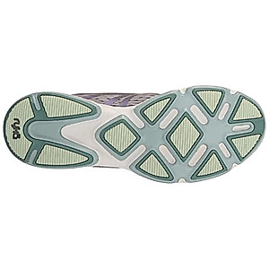 Ryka Womens Devotion Plus 3 Walking Shoe, Grey Aqua, 9 US