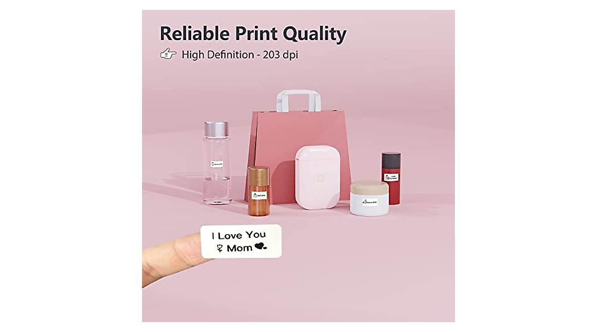 PikDik Mini Bluetooth Label Maker - Smart & Portable