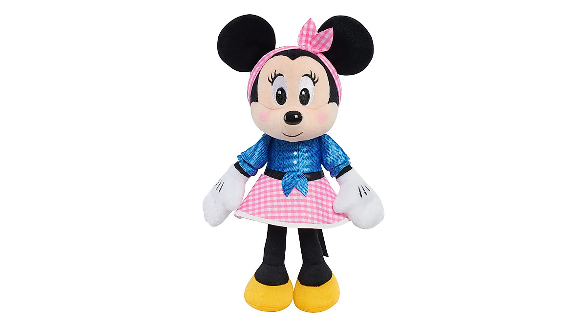 Disney Junior 9.5-inch Minnie Mouse Plush Toy for Kids Ages 2+