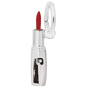 Rembrandt Charms Lipstick Charm, Sterling Silver