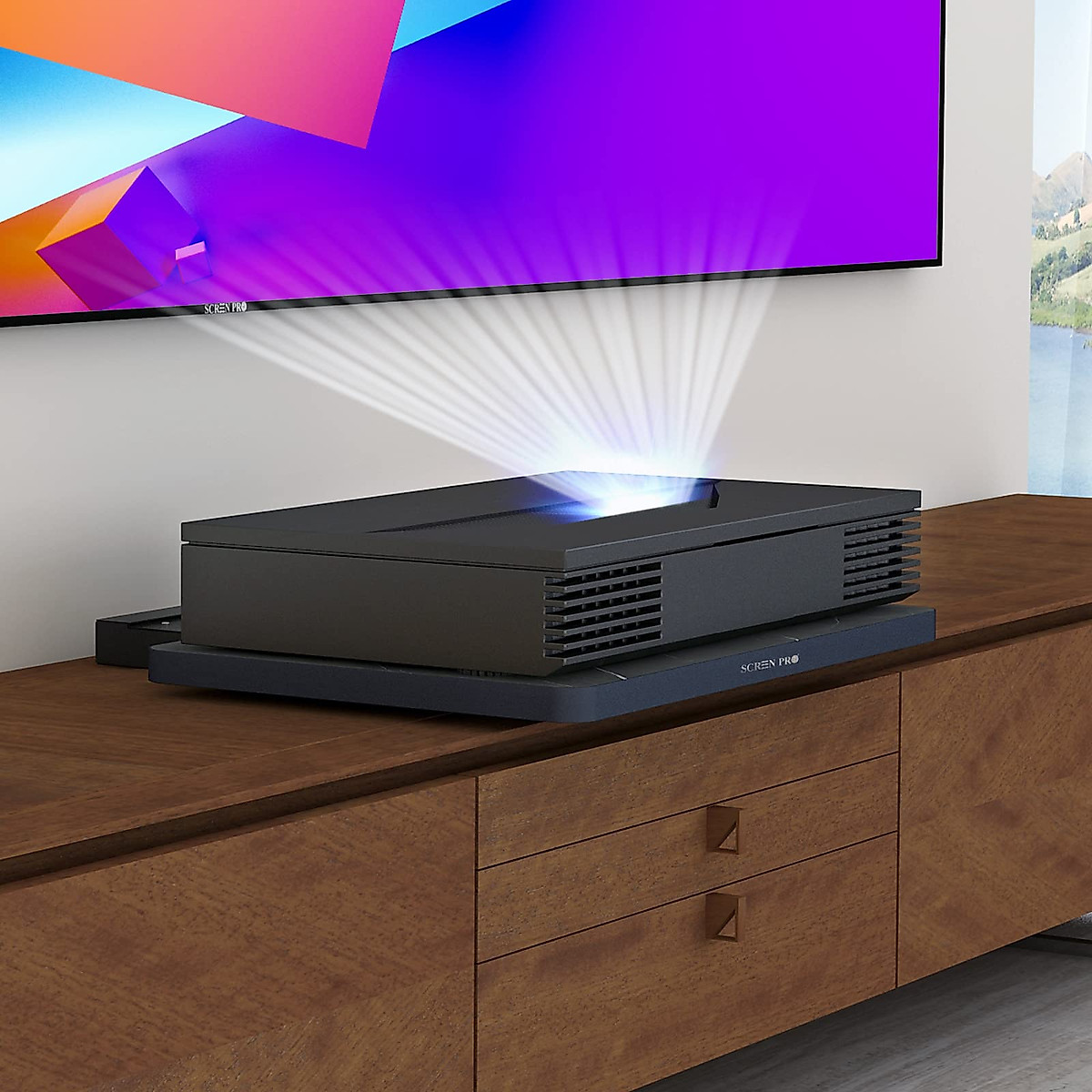 SCREENPRO ST550 Motorized Slider Tray for UST Projectors - Extends to 150"