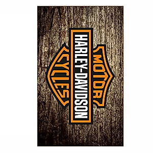 Harley Davidson Fan, Harley Rug, Harley, Area Rugs, for Living Room, Home Decor Rug, Harley Fan Rug, Davidson,Popular Rug, harley201 (2.6x4.6 feet - 80x140 cm)