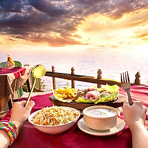 ACKLLR 8 Pack Gold Plated Stainless Steel Espresso Spoons and Long Handle Stirring Spoon, Mini Teaspoon Set for Coffee Sugar Dessert Cake Ice Cream Soup Antipasto Cappuccino Cocktail, 5.1/5.9 Inch