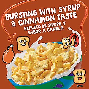 French Toast Crunch Sweetened Breakfast Cereal, 17.4 OZ Family Size Cereal Box