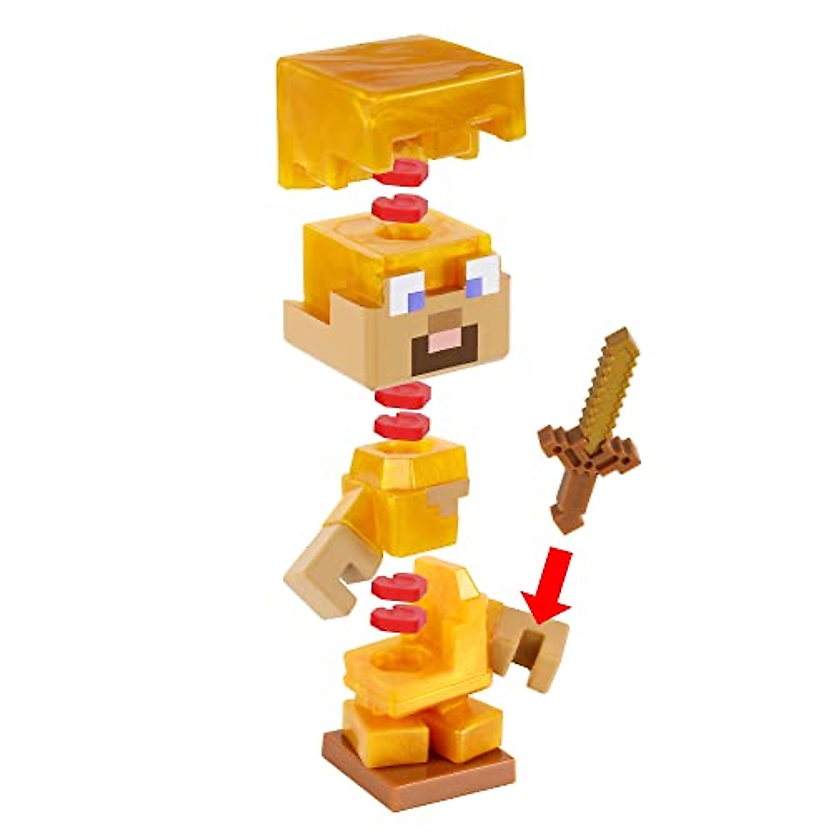 Treasure X Minecraft Sand & Sea. Overworld Minecraft Character. Mine, Discover & Craft with 10 Levels of Adventure & 12 Mine & Craft Characters to Collect. 2 Pack