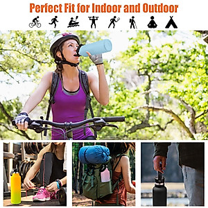 ShunDee Straw Lid for Hydro Flask Standard Mouth Bottle & Simple Modern Ascent with Straws and Brushes,Sports Straw Cap Flip Top Lid (1 Pack) (Patented)