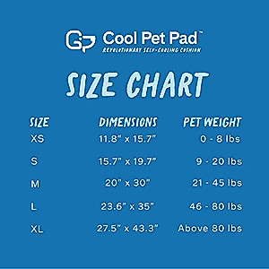 The Green Pet Shop Dog Cooling Mat, Medium - Pressure Activated Pet Cooling Mat for Dogs and Cats, Sized for Medium Sized Pets (21-45 Lb.) - Non-Toxic Gel, No Water Needed for This Dog Cooling Pad