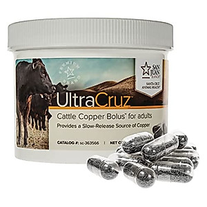 UltraCruz - sc-363566 Cattle Copper Bolus Supplement for Adults, 25 Count x 25 Grams