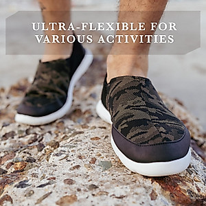 Isotoner Men's Zenz Active Slip-On: Ultra-Soft Casual Shoes with Flexible Support & Breathable Mesh