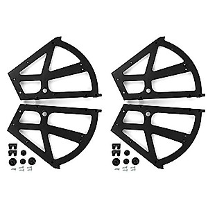 4Pcs/Set Home Furniture Shoes Drawer Cabinet Hinge Flip Plate Frame Turning Rack Accessory Replacement Fittings Stainless Steel for Kitchen Living Room