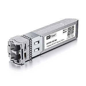 2 Pack 10G SFP+ SR Transceivers with 1m OM3 LC to LC Fiber Patch Cable, SFP+ to LC Multimode Module Compatible for Cisco SFP-10G-SR