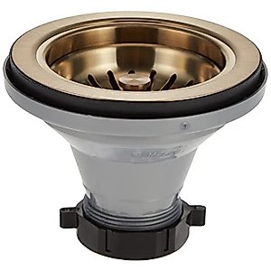 Delta Faucet 72010-CZ Flange and Strainer, Kitchen Sink, Champagne Bronze
