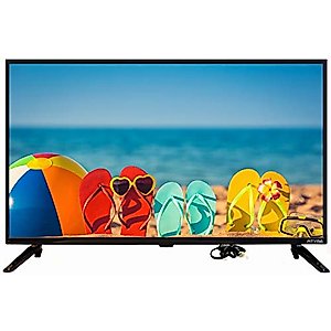 ATYME 32-inch Class 60Hz 720p HD LED TV Flat Screen 1*USB 3* HDMI 1*VGA ARC Dual Channel 8W Speakers Monitor Television 320GM5HD