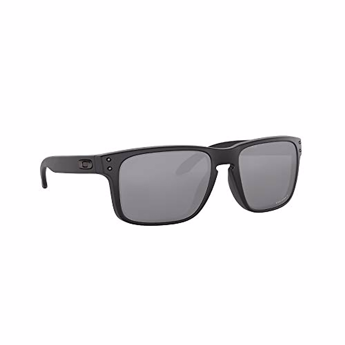 Oakley Men's OO9102 Holbrook Square Sunglasses, Matte Black on Black/Prizm Black Polarized, 57 mm