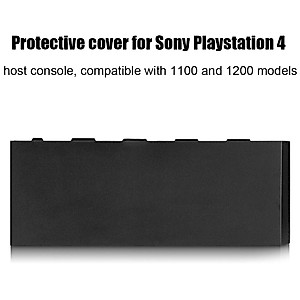 PUSOKEI Protective Shell Case HDD Bay Cover Hard Disc Drive Faceplate Replacement for Sony Console(Black)