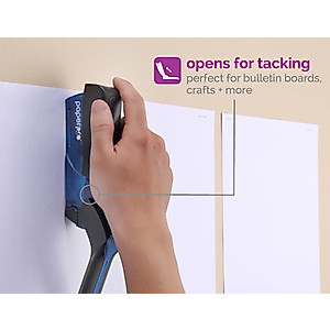 Paper Pro Compact Classic No Effort, One Finger, 80% Easier Staplers - Great for Carpal Tunnel and Arthritis, Assorted (3054)