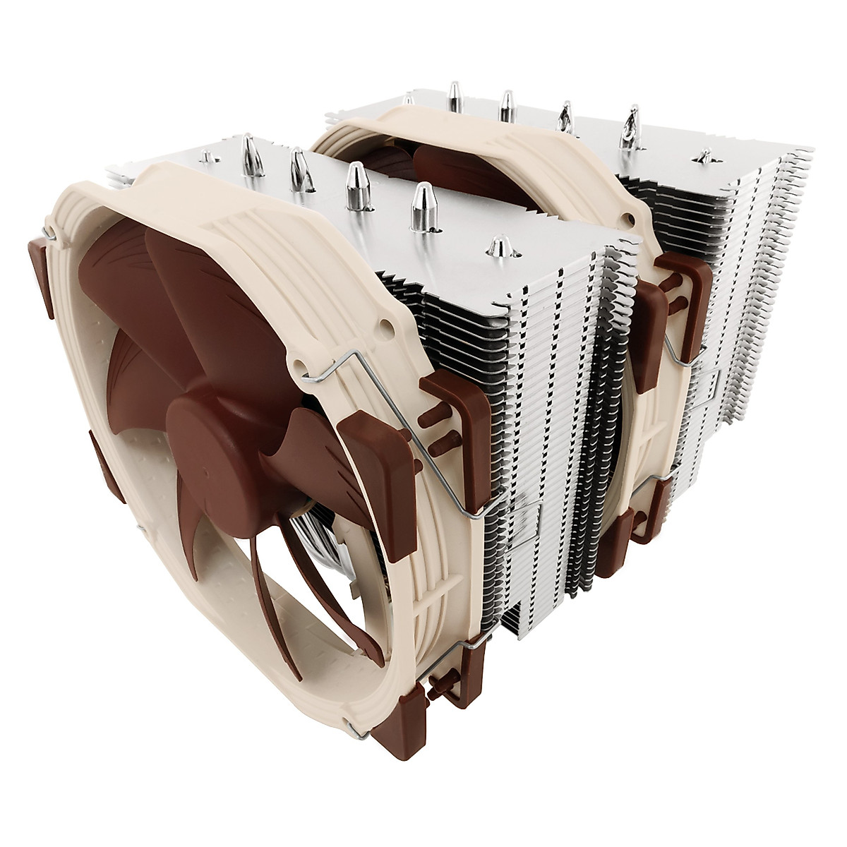 Noctua NH-D15, Premium CPU Cooler with 2x NF-A15 PWM 140mm Fans For Desktop (Brown)