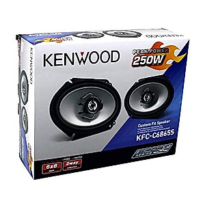2 New Kenwood KFC-C6865S 6x8 250 Watt 2-Way Car Audio Coaxial Speakers Stereo