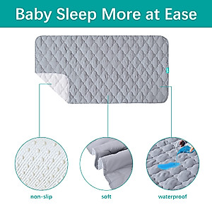 Waterproof Changing Diaper Pad Liners & Crib Mattress Protector Waterproof