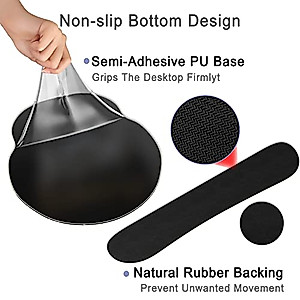 Keyboard Wrist Rest and Mouse Pad Wrist Support, Ergonomic Gel Memory Foam Keyboard Set with Non-Slip Rubber Base for Gaming and Office Easy Typing and Pain Relief, Gold Ink Marble