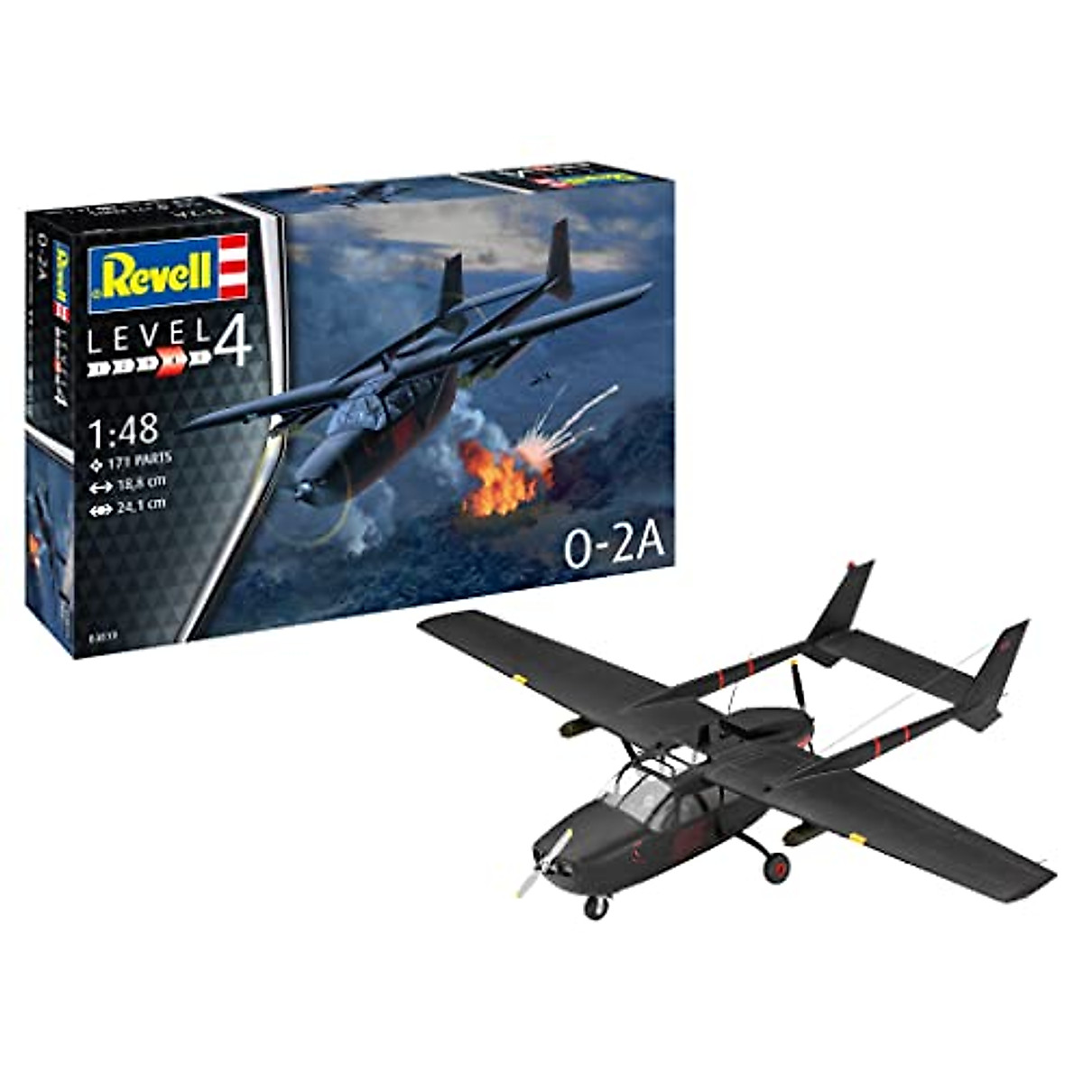 Revell 03819 O-2A Skymaster 1:48 Scale Model Kit