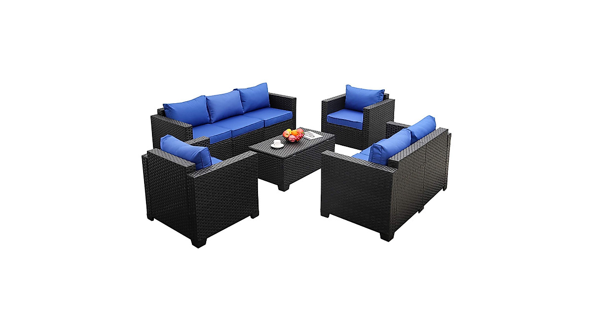 Rattaner 5-Piece Patio Wicker Furniture Set - Stylish Comfort