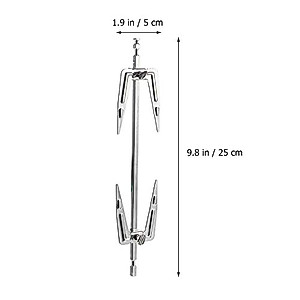 DOITOOL Grill Roaster Rotisserie Stainles Steel Air Fryer Fork, Air Fryer Accessories Replacement Parts, Roast Chicken Fork Fish Meat Grilling Fork for BBQ Home Kitchen Outdoor Rotisserie