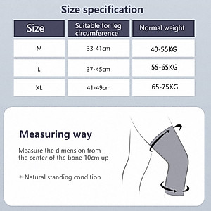Grebest 1 Pc Knee Brace,Knee Pad Fixed Meniscus Relief Joint Pain Breathable Knee Brace with Side Stabilizers for Running, Basketball, Weightlifting, Gym, Workout, Sports White M M
