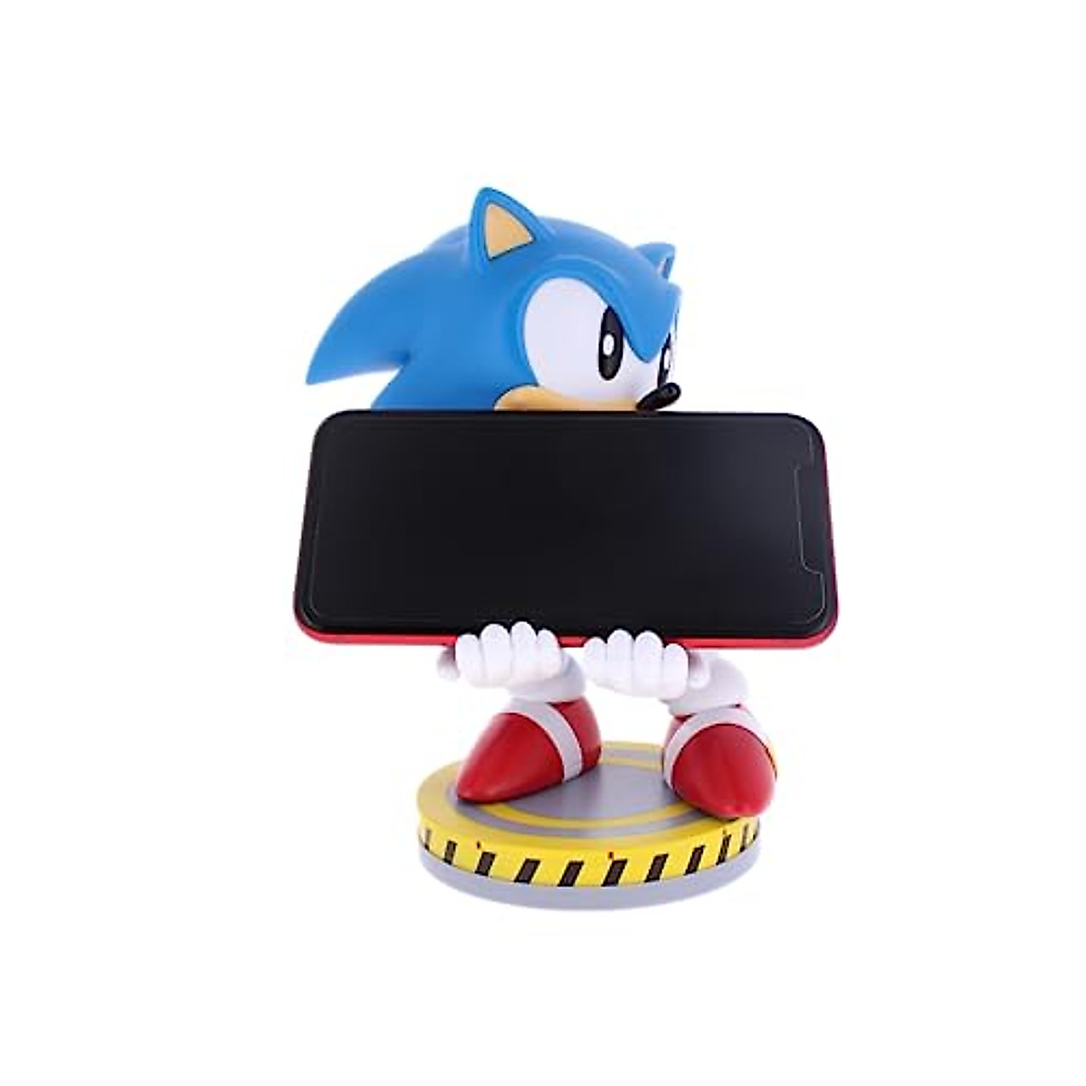 Exquisite Gaming: Sliding Sonic Phone Stand & Controller Holder - Sonic The Hedgehog - Officially Licenced Figure, Cable Guys