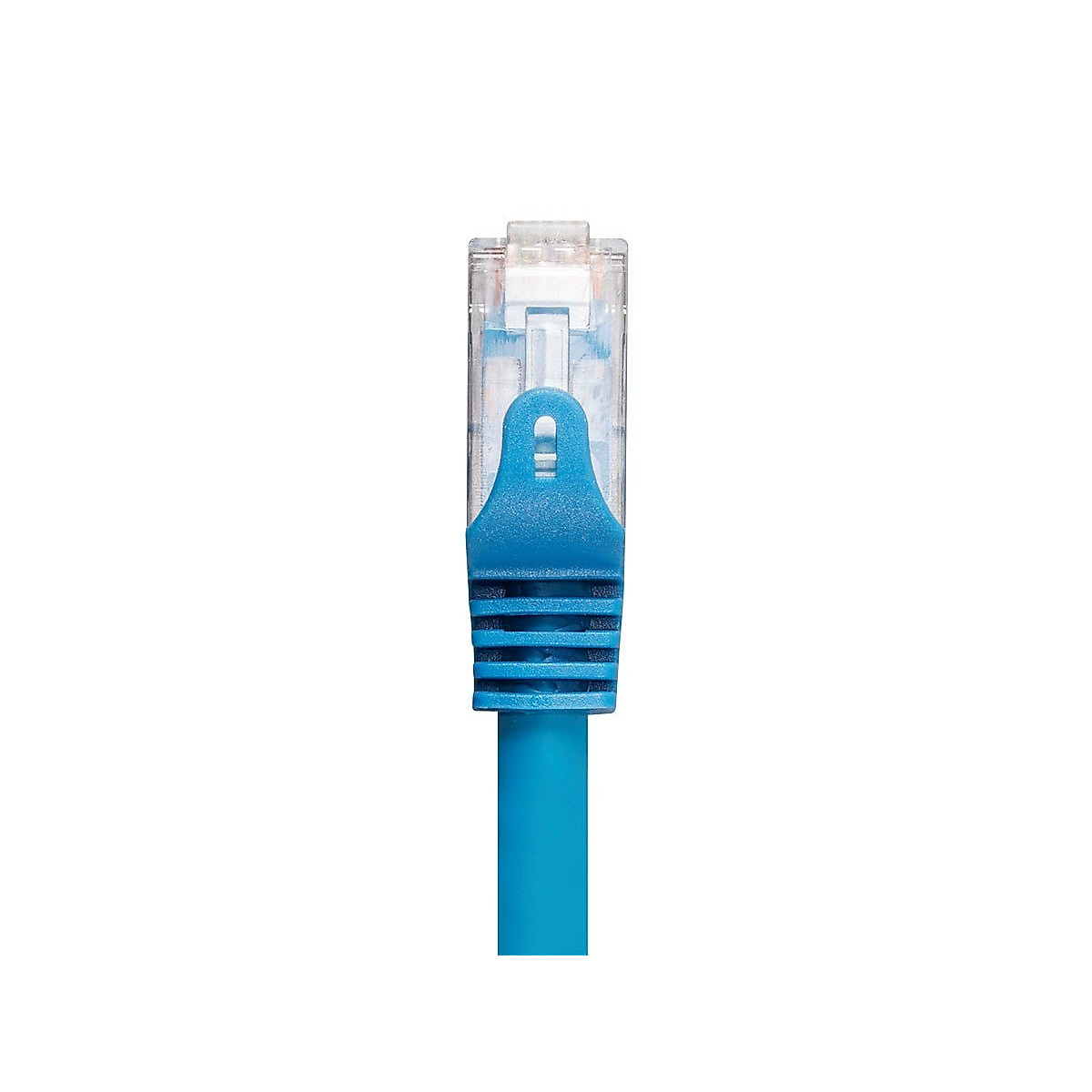 Monoprice Cat6 50ft Blue CMP Patch Cable UTP Solid 23AWG 550MHz Pure Bare Copper Snagless RJ45 Entegrade Series Ethernet Cable