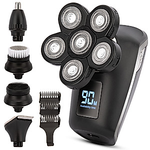 AW 6D Head shavers for Bald Men, Anti-Pinch Bald Head shavers for Men, Electric Head Shavers for Men, Maquina De Afeitar para Hombre, Head Shavers for Bald Men Wet and Dry
